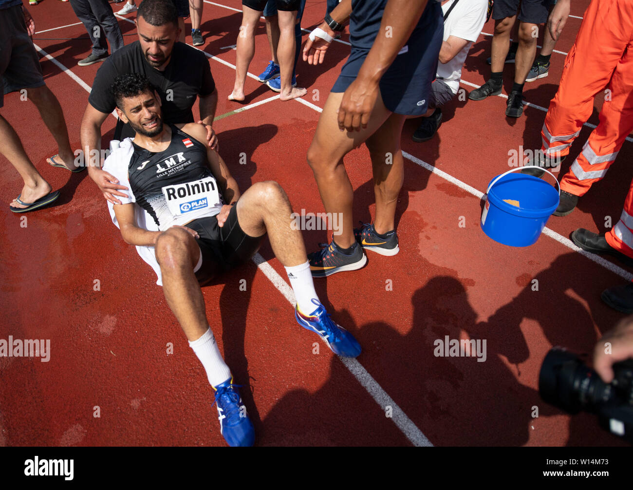 Ratingen, Germany. 30th June, 2019. Decathlete Basile Rolnin from ...