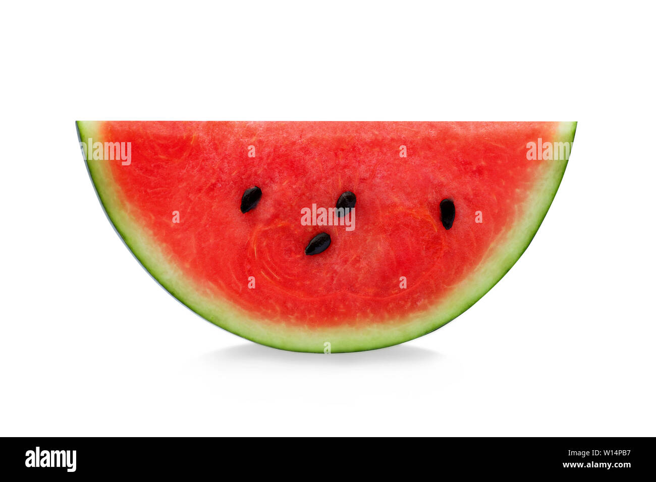 Half watermelon isolated on white background Stock Photo - Alamy