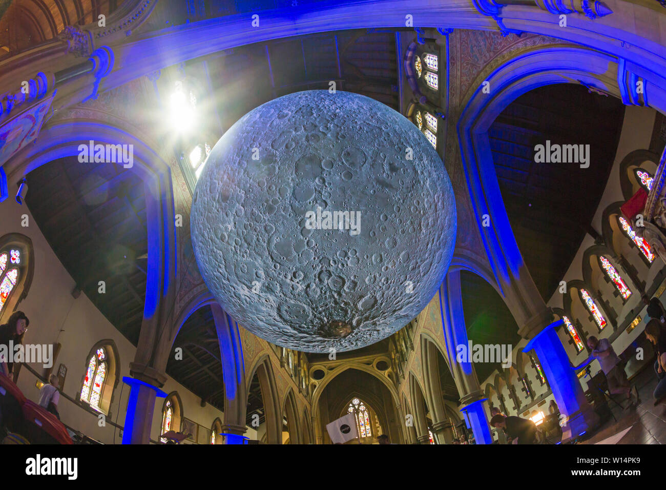 Bournemouth, Dorset, UK. 30th June, 2019. Dorset Moon, a celebration of ...
