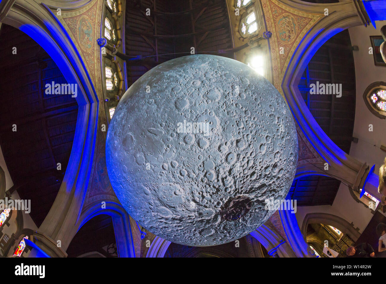 Bournemouth, Dorset, UK. 30th June, 2019. Dorset Moon, a celebration of ...