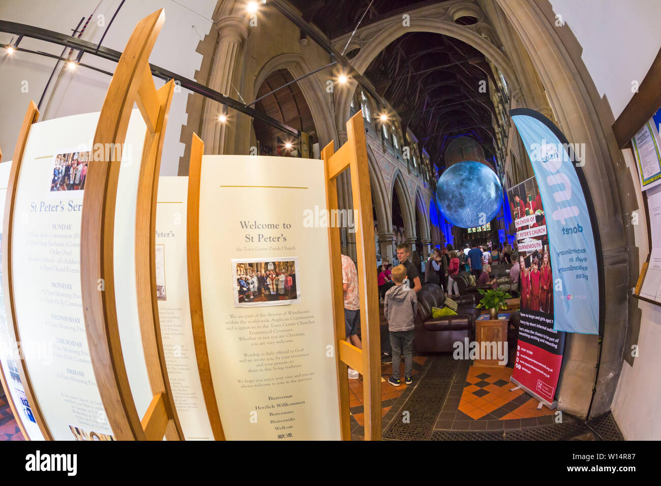 Bournemouth, Dorset, UK. 30th June, 2019. Dorset Moon, a celebration of ...