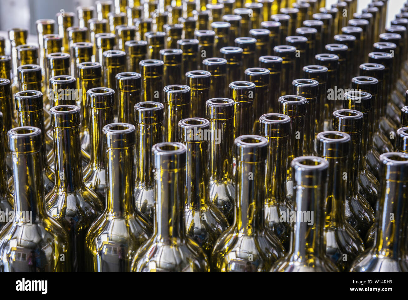 Wine bottles background, winemaking process to preparing wine for ...