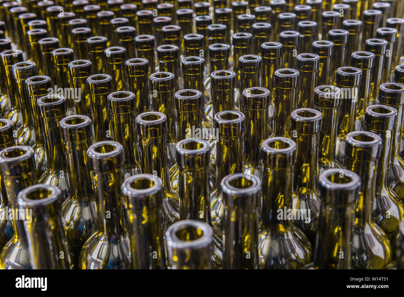 Wine bottles background, winemaking process to preparing wine for ...