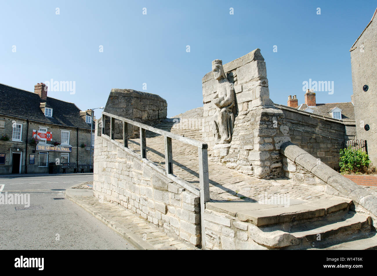 Trinity Bridge, Crowland, Lincolnshire Stock Photo - Alamy