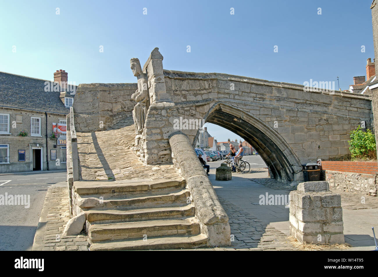 Crowland bridge hi-res stock photography and images - Alamy