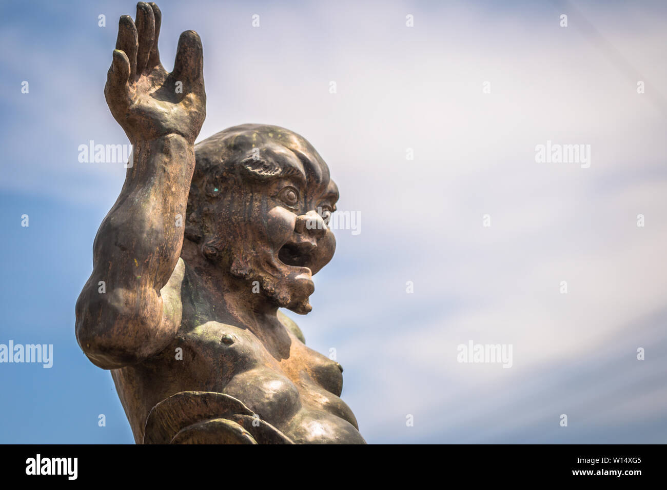 Takayama - May 26, 2019: Oni statue in Takayama, Japan Stock Photo - Alamy