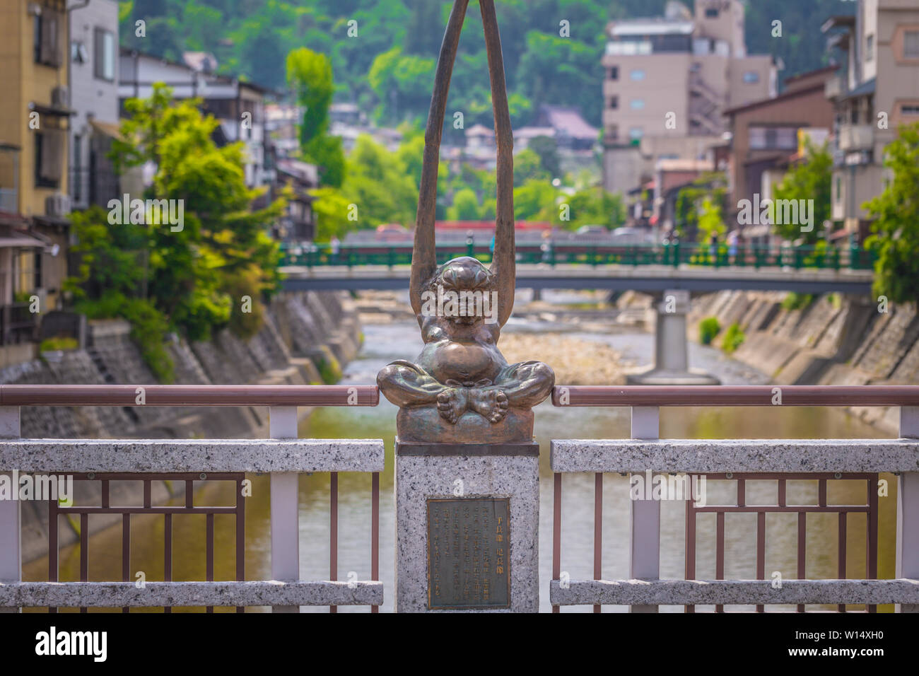 Takayama - May 26, 2019: Oni statue in Takayama, Japan Stock Photo - Alamy