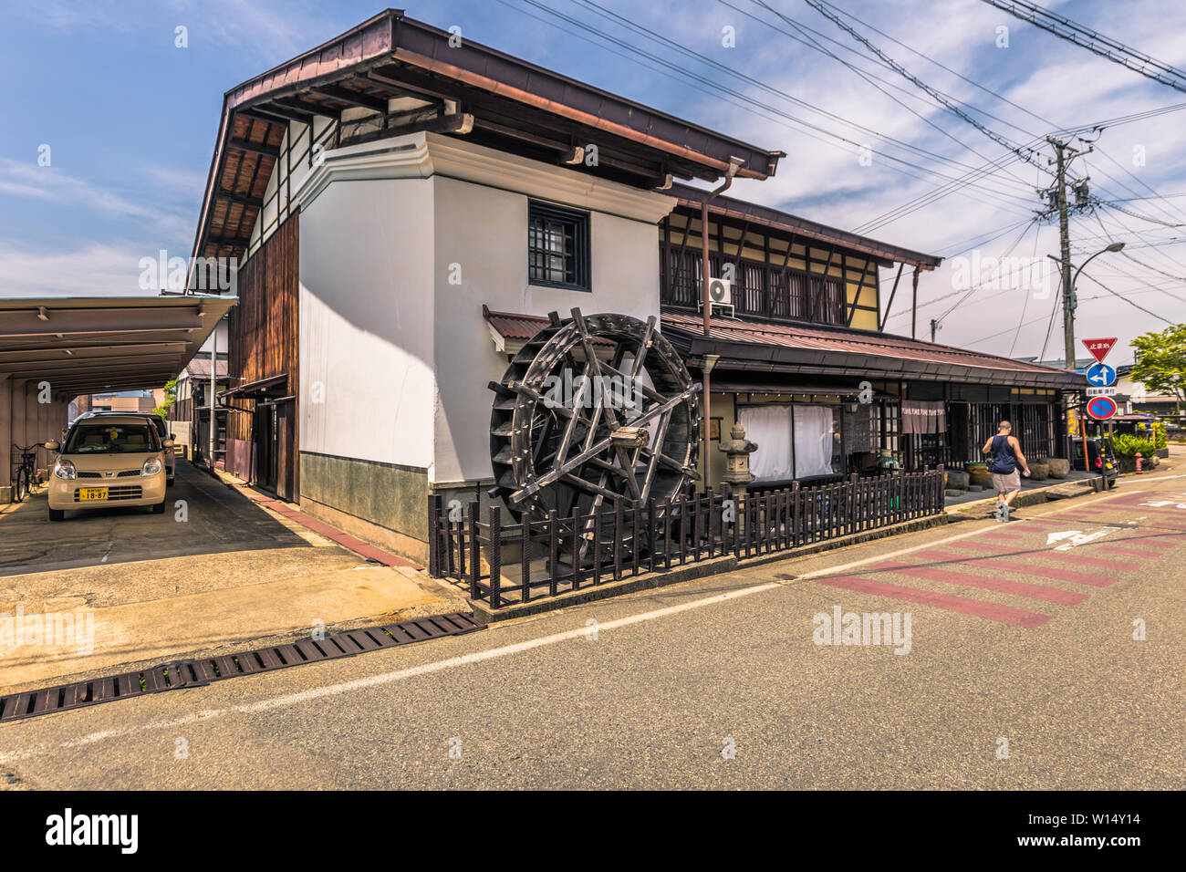 Takayama - May 26, 2019: The streets of the old town of Takayama, Japan ...