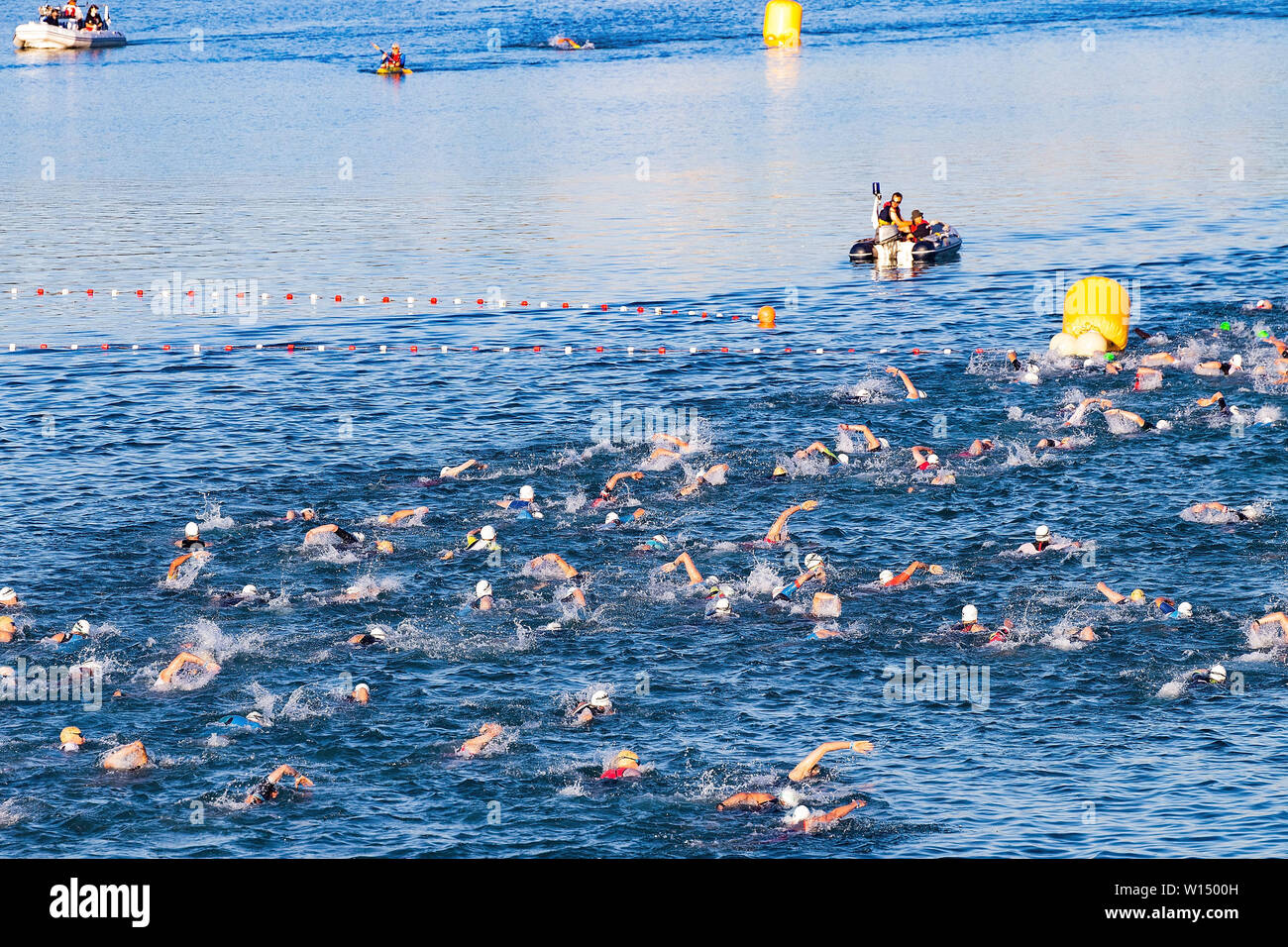 Overview of the swimming arena hi-res stock photography and images - Alamy