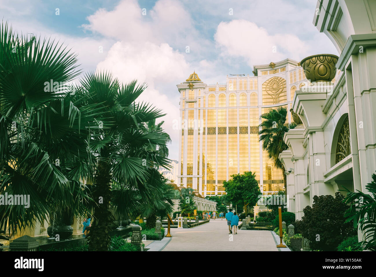The Grand Resort Deck of Galaxy resort in Macau Stock Photo - Alamy