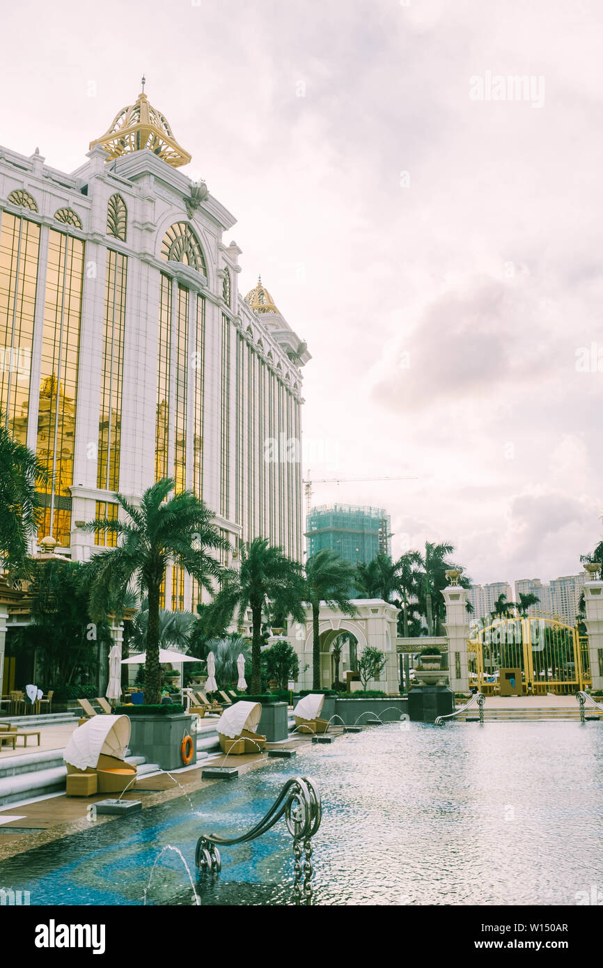 The Grand Resort Deck of Galaxy resort in Macau Stock Photo - Alamy