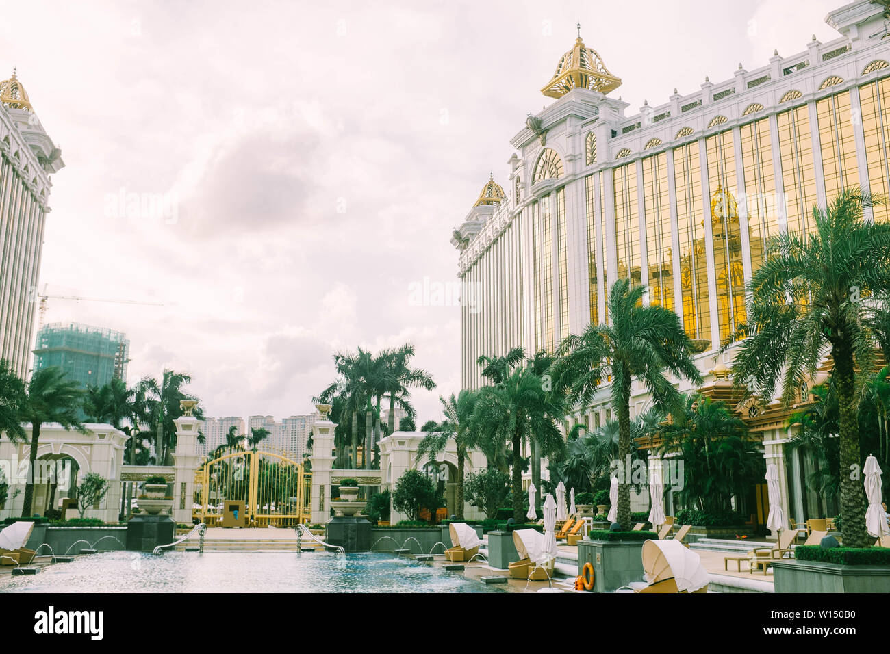The Grand Resort Deck of Galaxy resort in Macau Stock Photo - Alamy