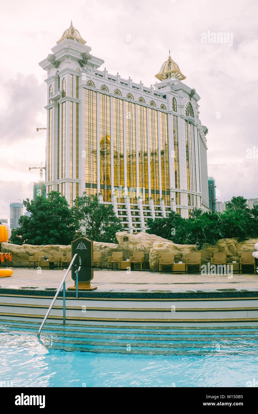 The Grand Resort Deck of Galaxy resort in Macau Stock Photo - Alamy