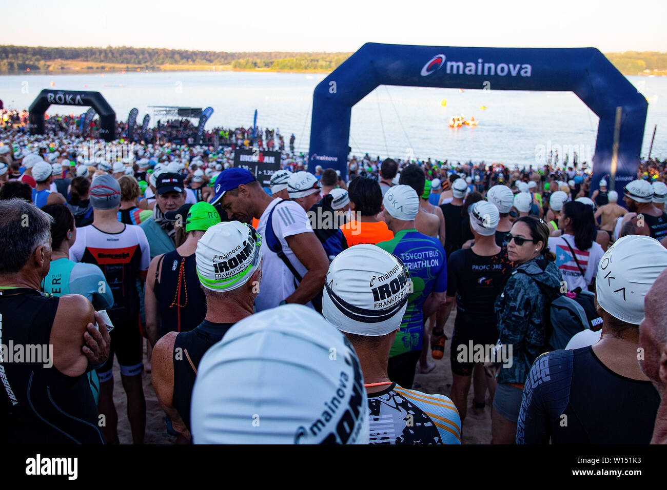 Overview of the swimming arena hi-res stock photography and images - Alamy