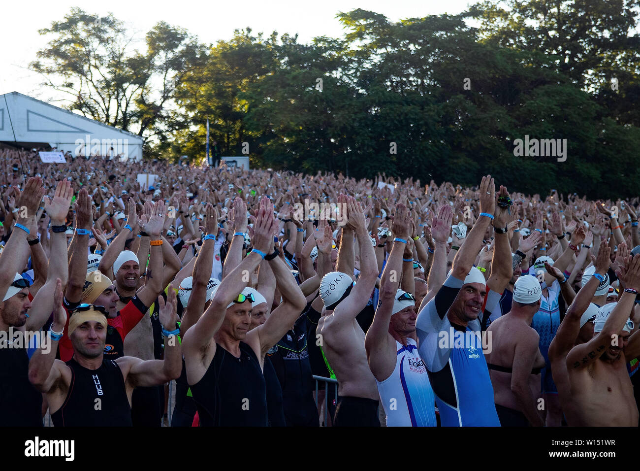 Overview of the swimming arena hi-res stock photography and images - Alamy