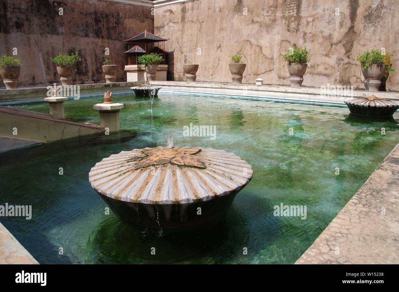 Taman Sari, water castle in Yogyakarta on the Java island in Indonesia ...