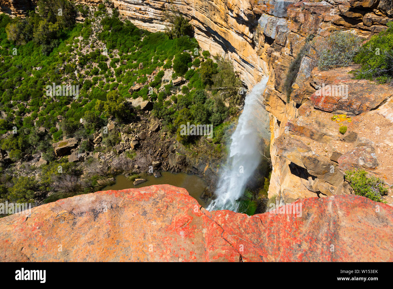 Waterfall, Nieuwoudtville, Namaqualand, Northern Cape province, South ...