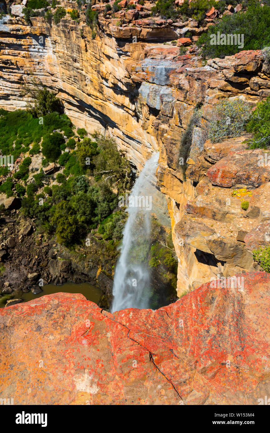 Waterfall, Nieuwoudtville, Namaqualand, Northern Cape province, South ...