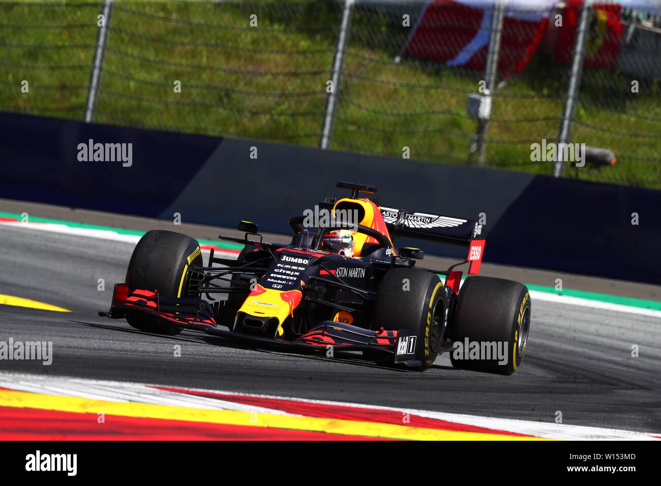 Spielberg, Austria. 30th June, 2019. Max Verstappen of Aston Martin Red ...