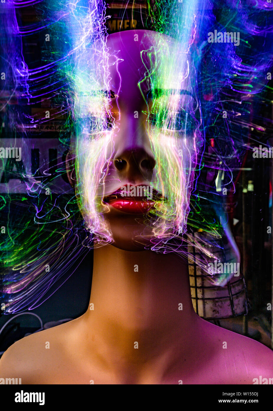 Neon lights Susan 2019 Stock Photo - Alamy