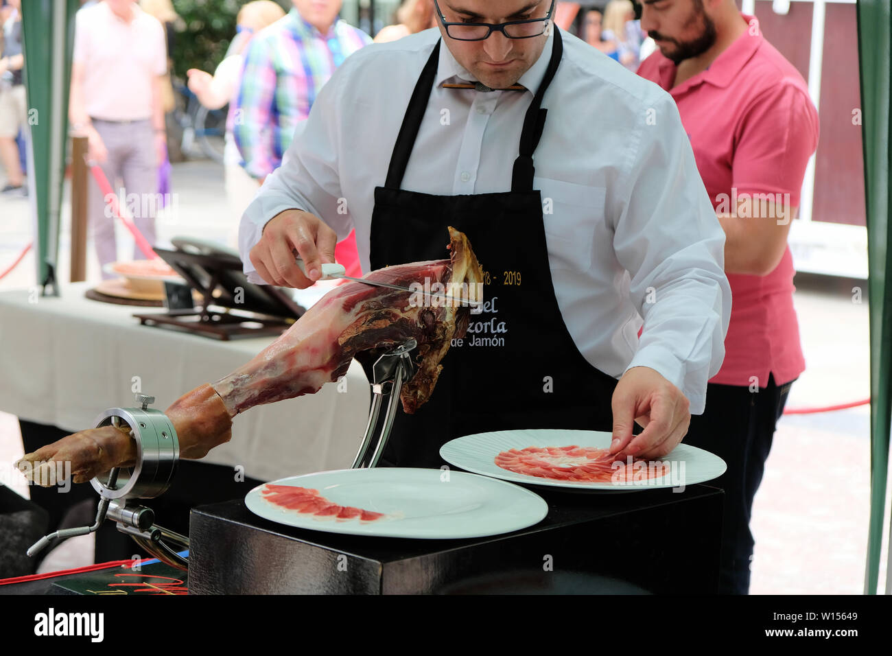 Jamon Iberico Man High Resolution Stock Photography and Images - Alamy