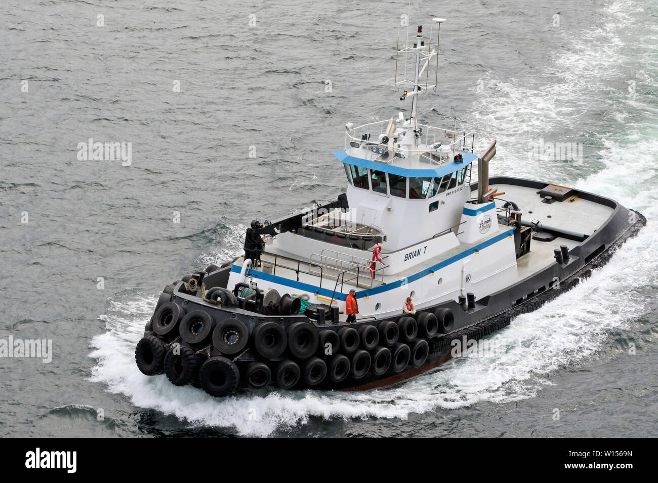 Tugboat, Kodiak, Alaska, USA Stock Photo - Alamy