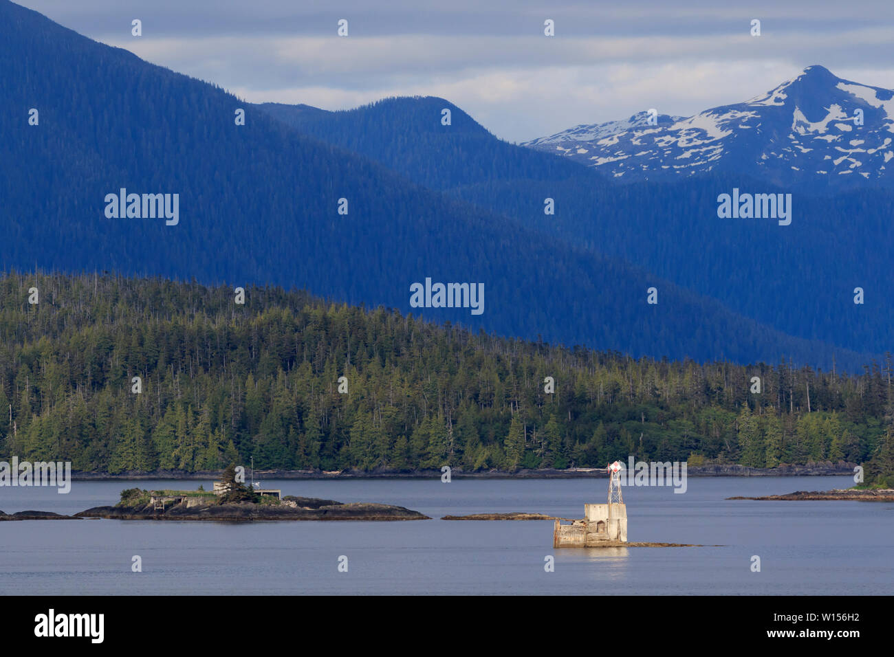 Inside passage usa alaska lighthouse hi-res stock photography and ...