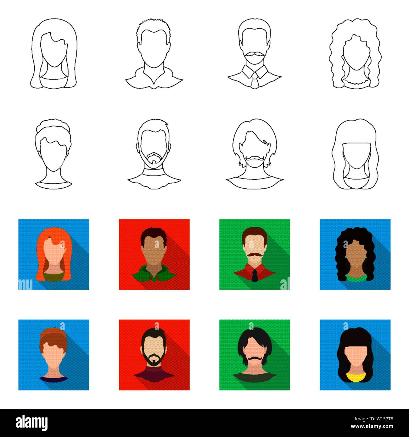 Vector design of professional and photo sign. Collection of ...