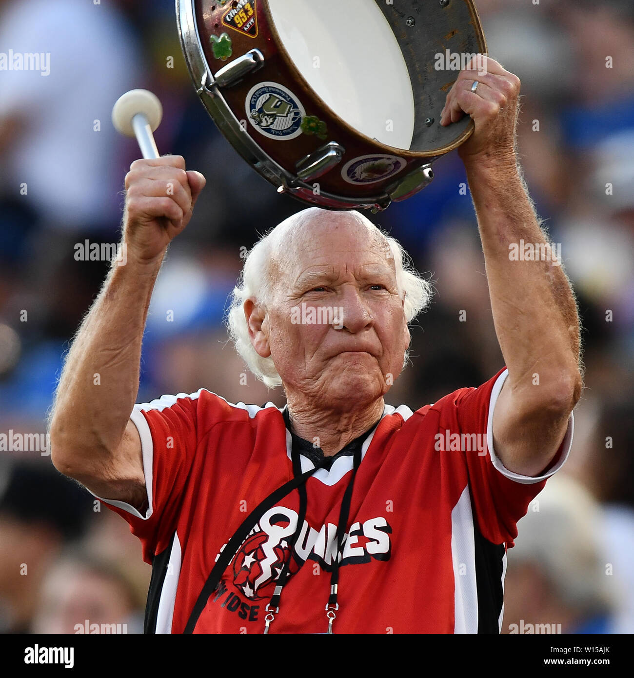 June 29, 2019: Crazy George works the crowd during the MLS game between ...