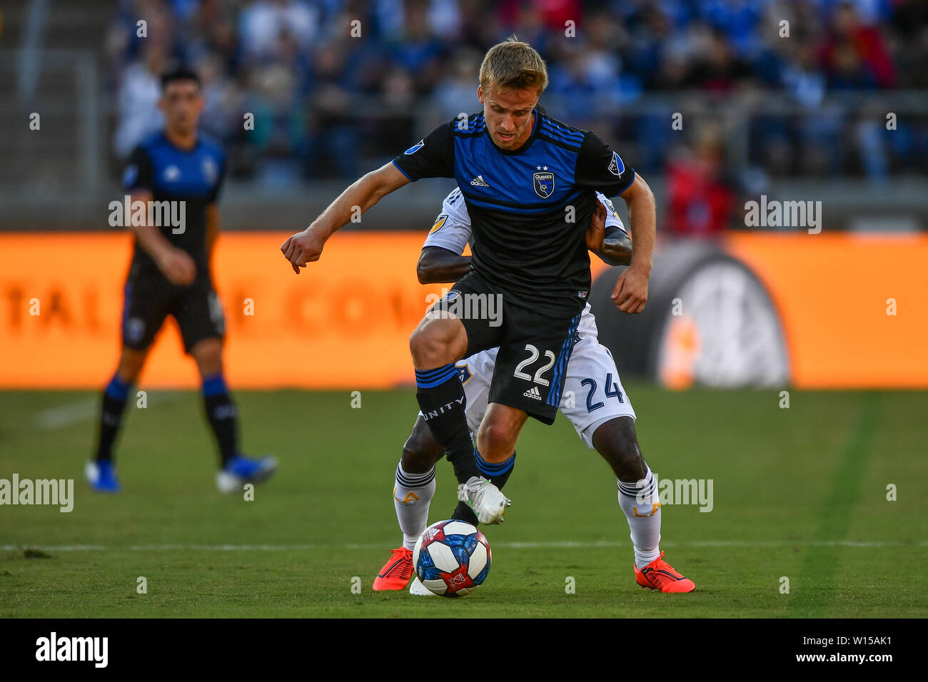 San jose earthquakes forward tommy thompson 22 hi-res stock photography ...
