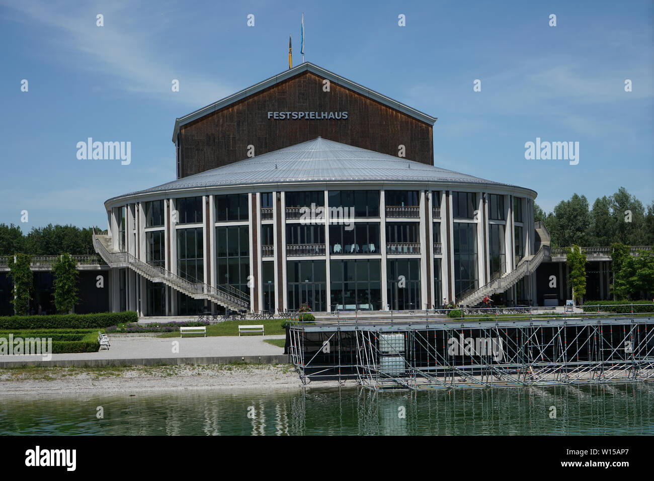 Forggensee is in Bavaria and on the shore Ludwig the Bavarian king ...