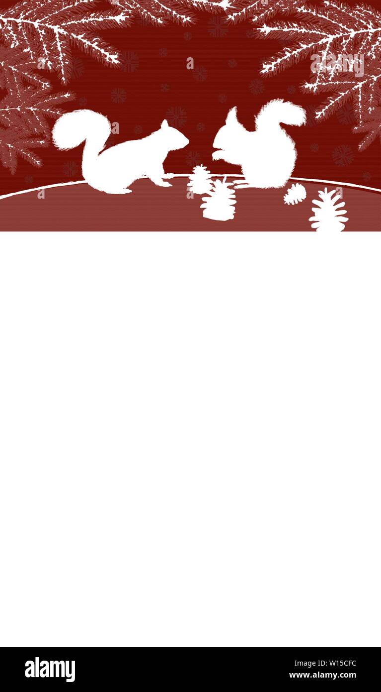 Red fir cones christmas Stock Vector Images - Alamy