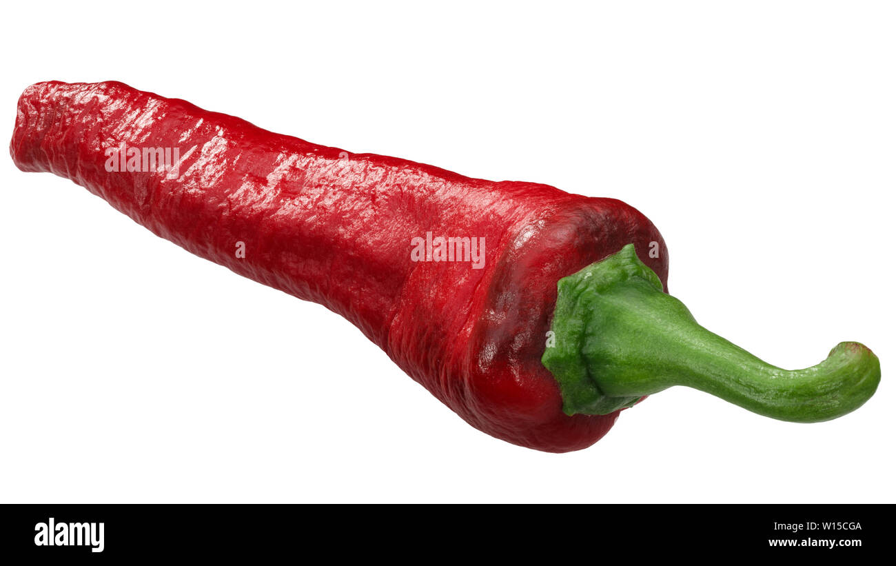 Kashmiri Mirch Pepper (Capsicum annuum fruit), isolated Stock Photo - Alamy