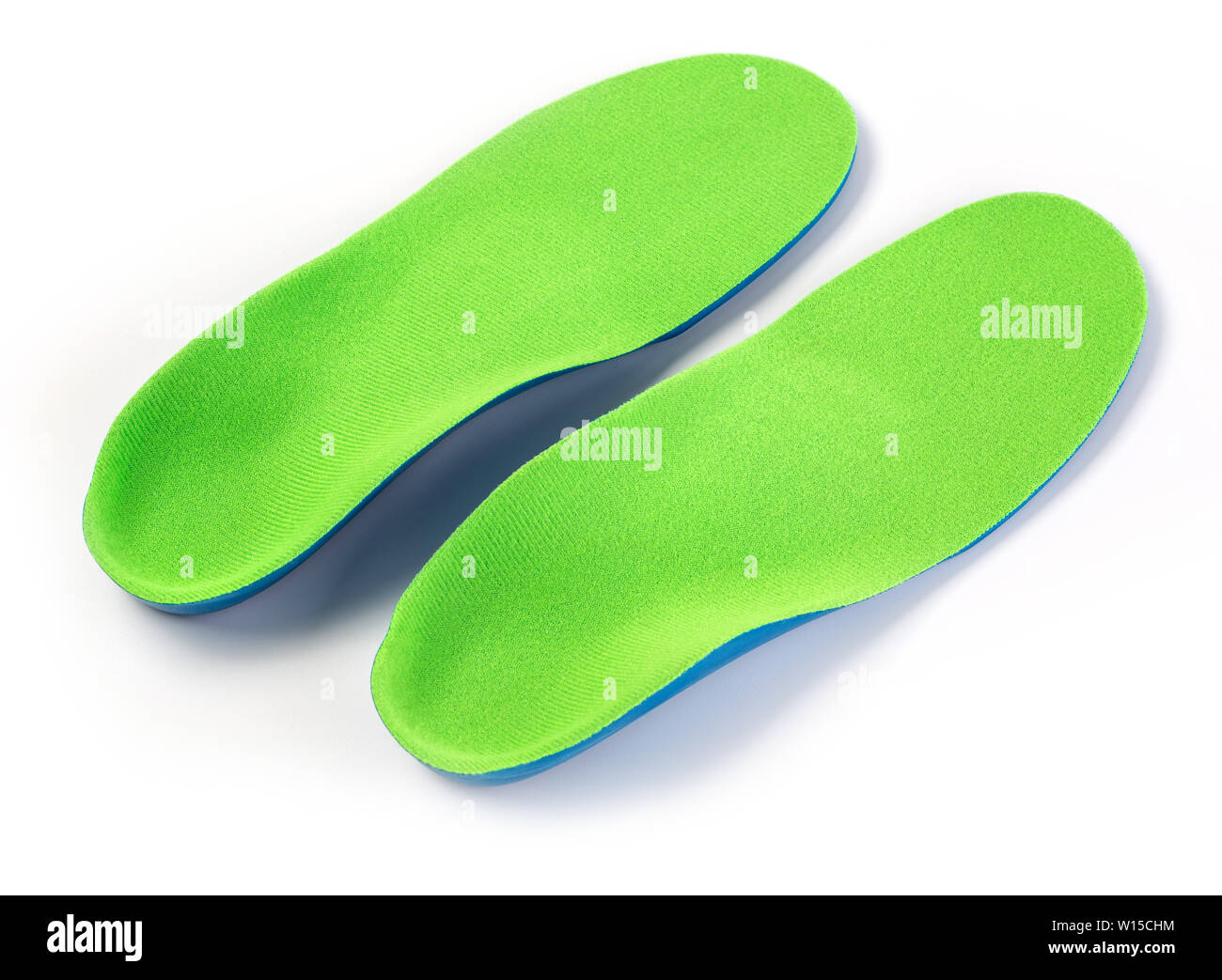 orthotics on a white background. Insert in shoes to support the foot ...
