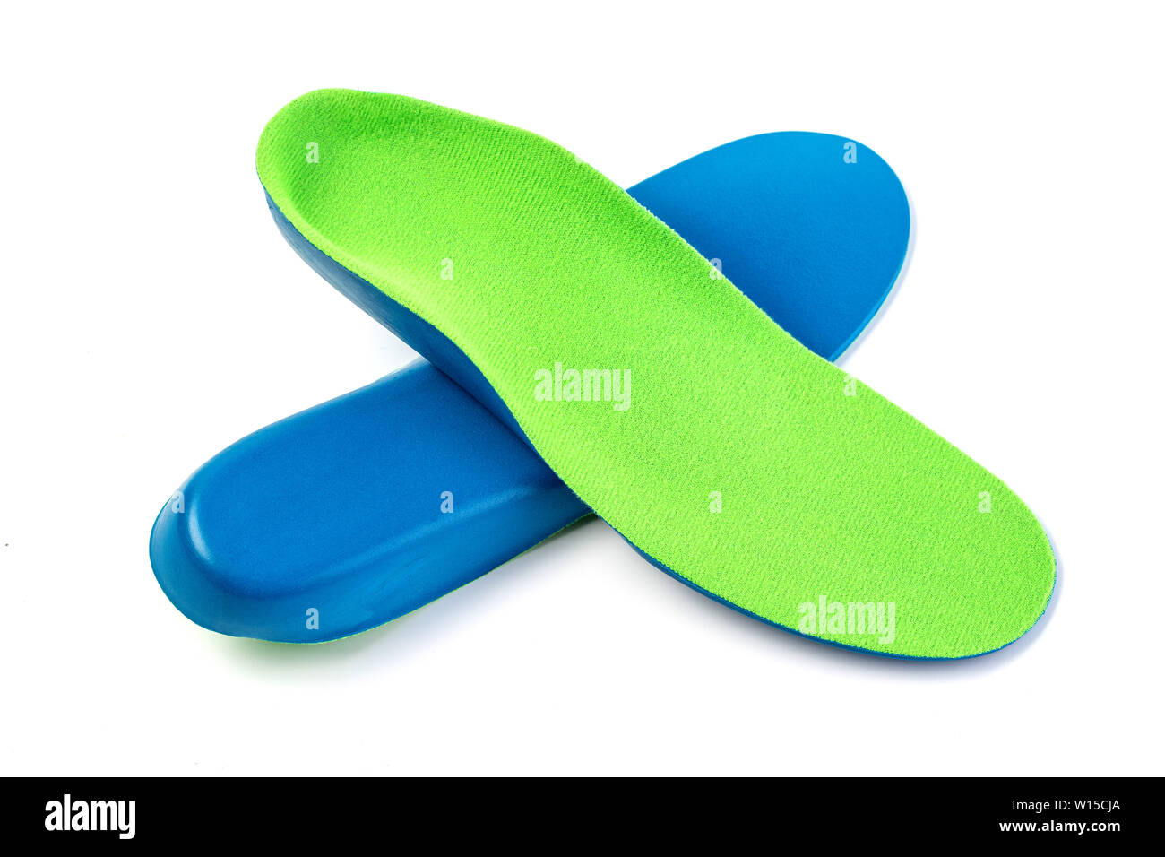 orthotics on a white background. Insert in shoes to support the foot ...