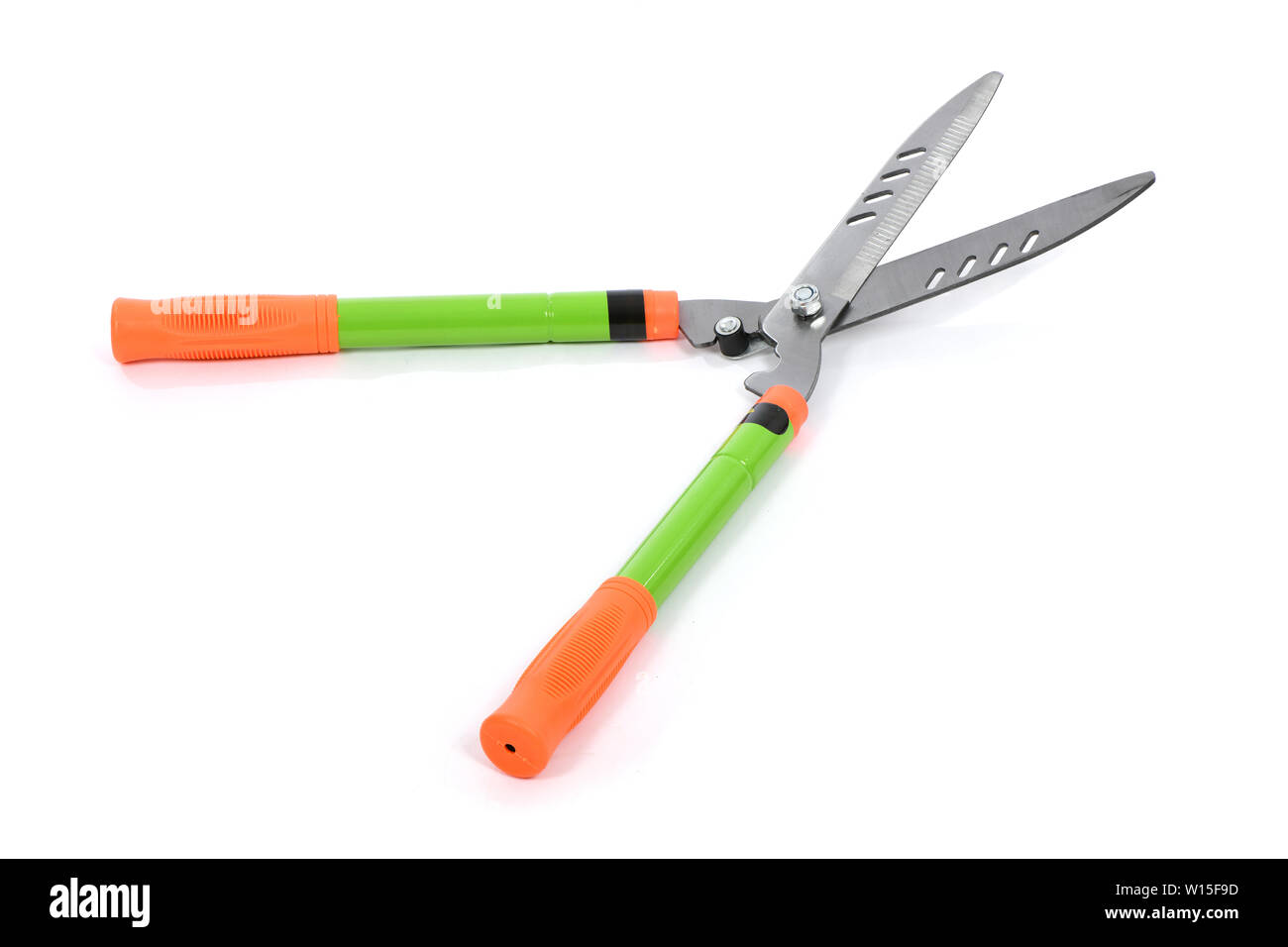Garden tools, scissors for cutting isolated on white background. High ...