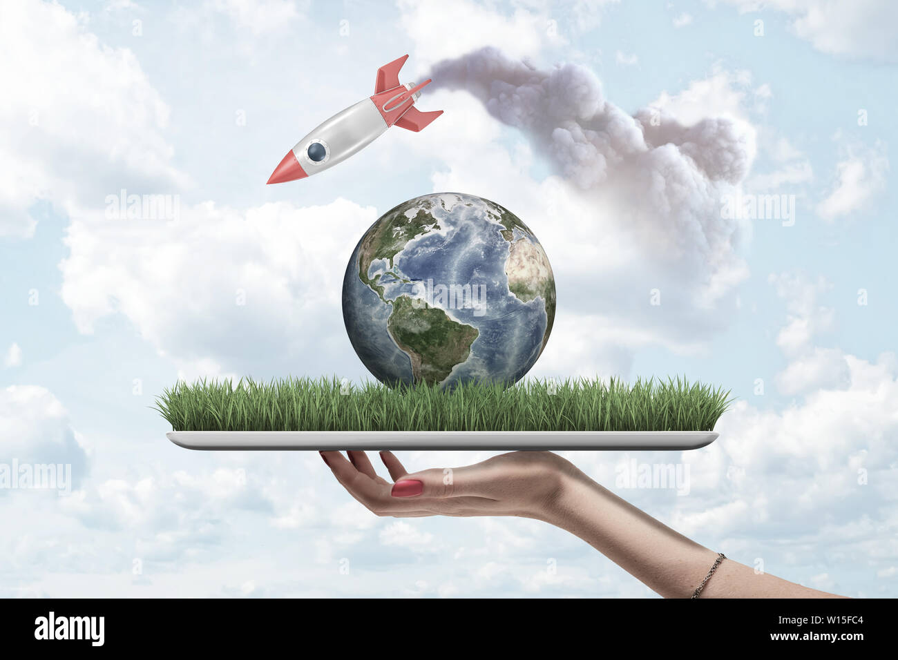 Leaving earth hi-res stock photography and images - Alamy