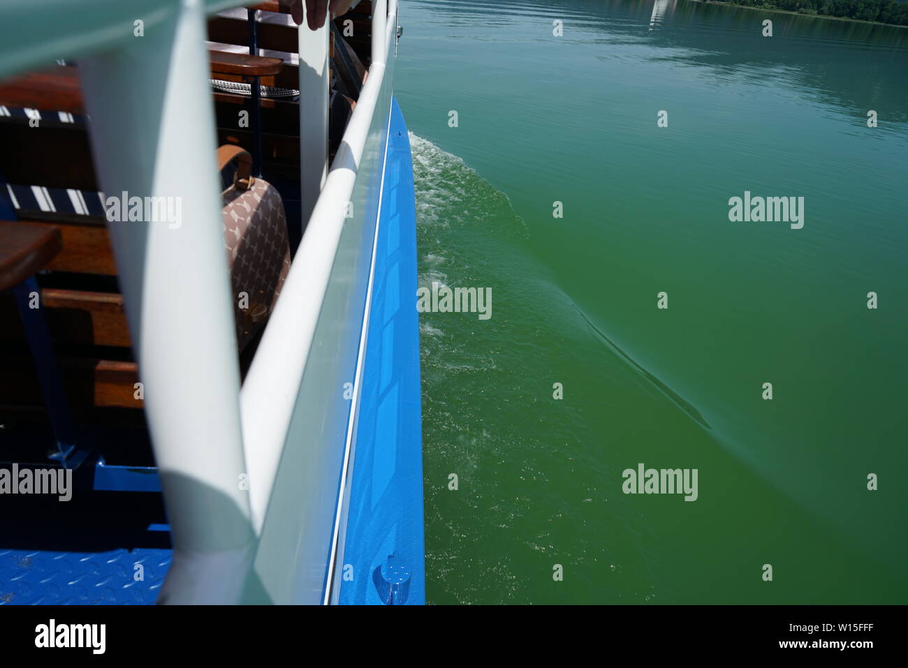 A boat trip on a Bavarian lake in summer Stock Photo - Alamy