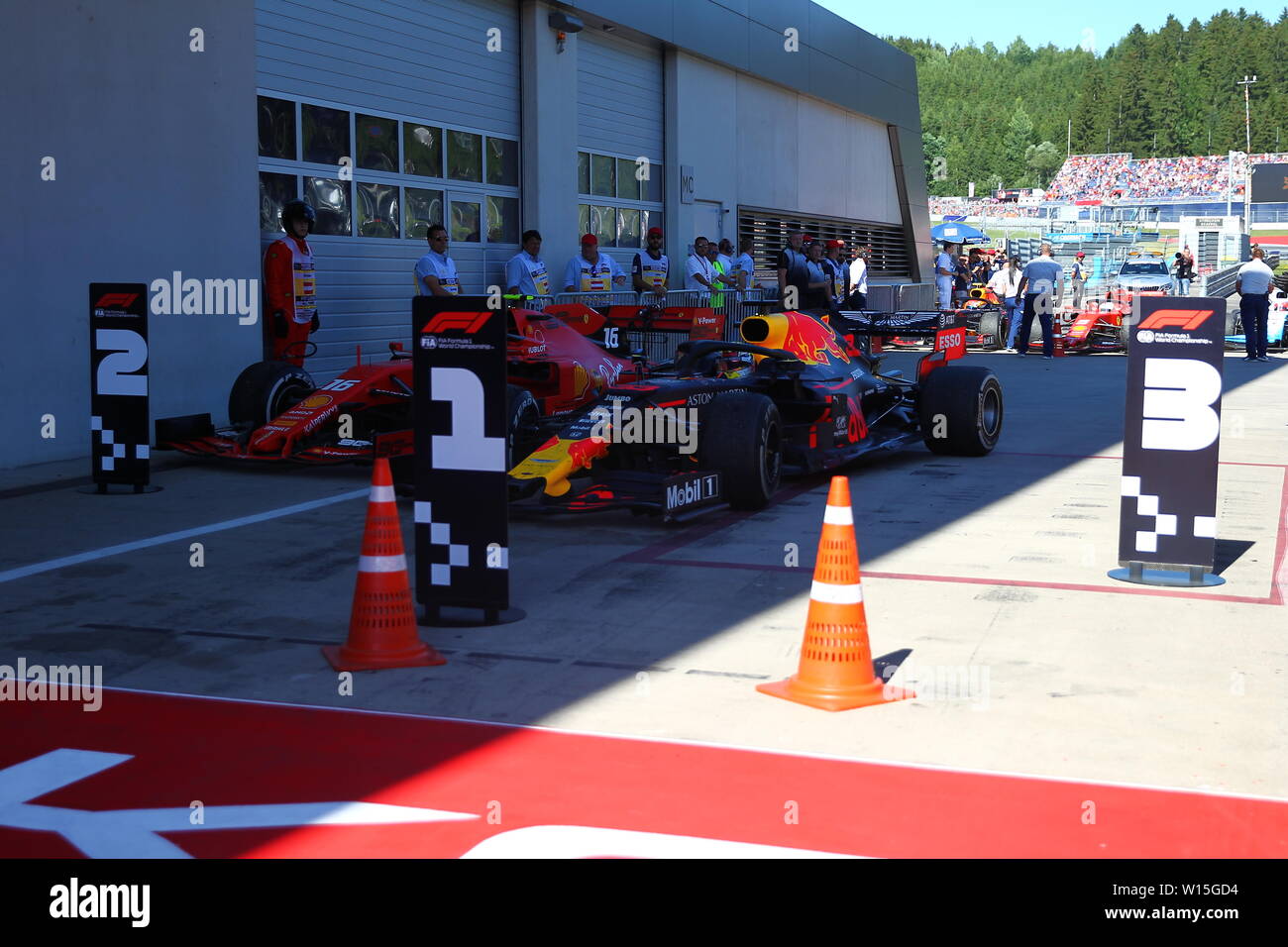 Spielberg, Austria. 30th June, 2019. #33 Max Verstappen Aston Martin ...