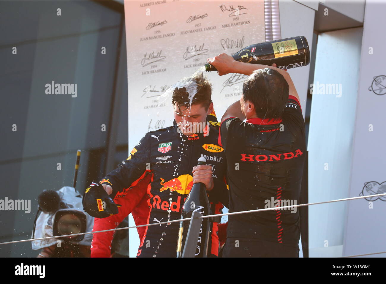 The podium charles leclerc hi-res stock photography and images - Alamy