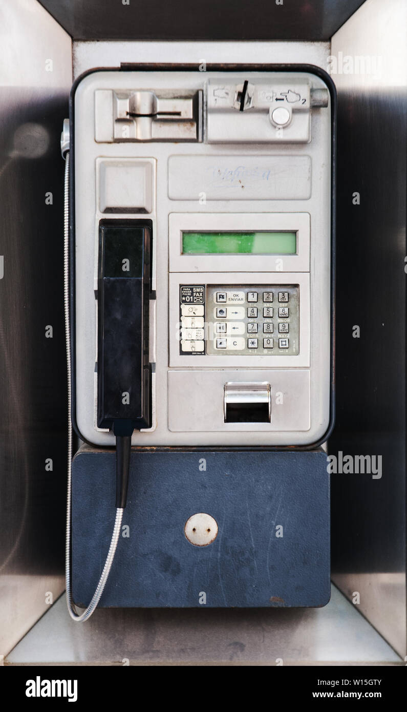 Blue Phonebooth High Resolution Stock Photography and Images - Alamy