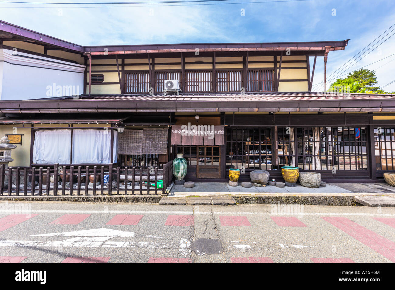 Takayama - May 26, 2019: The streets of the old town of Takayama, Japan ...