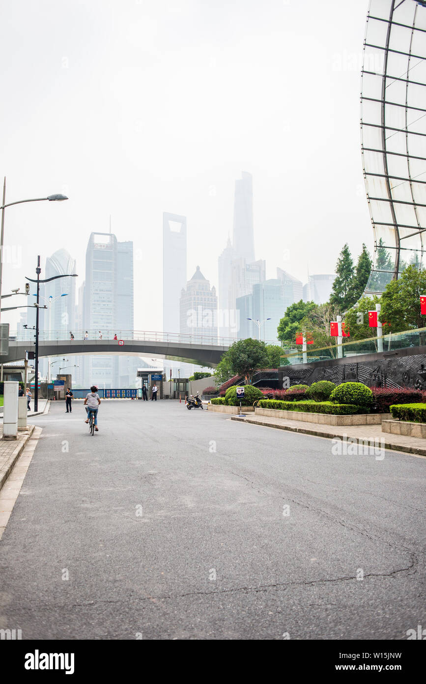 The city center of Shanghai, China Stock Photo - Alamy
