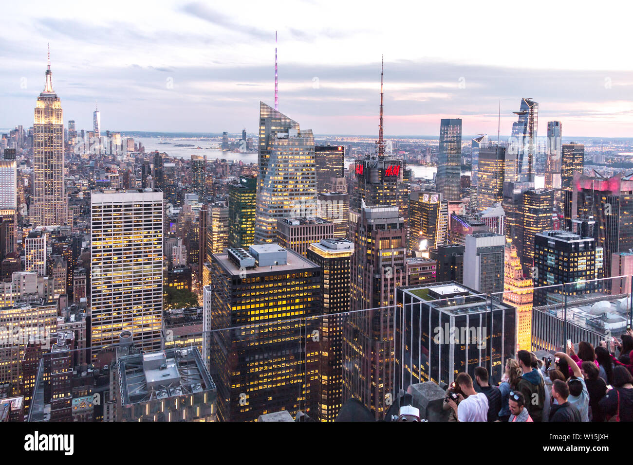 Rockefeller Rooftop Sightseeing High Resolution Stock Photography and ...