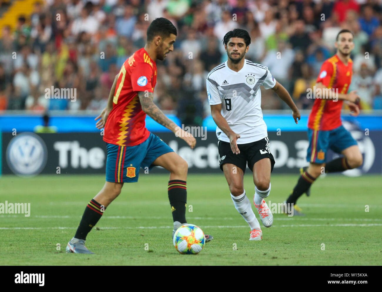 Udine, Italy. 30th June, 2019. Soccer, U-21 Men: EM, Germany - Spain ...