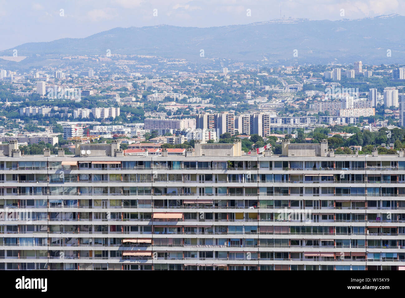 View from an appartment of La Rouviere residence, Marseille, Bouches-du ...