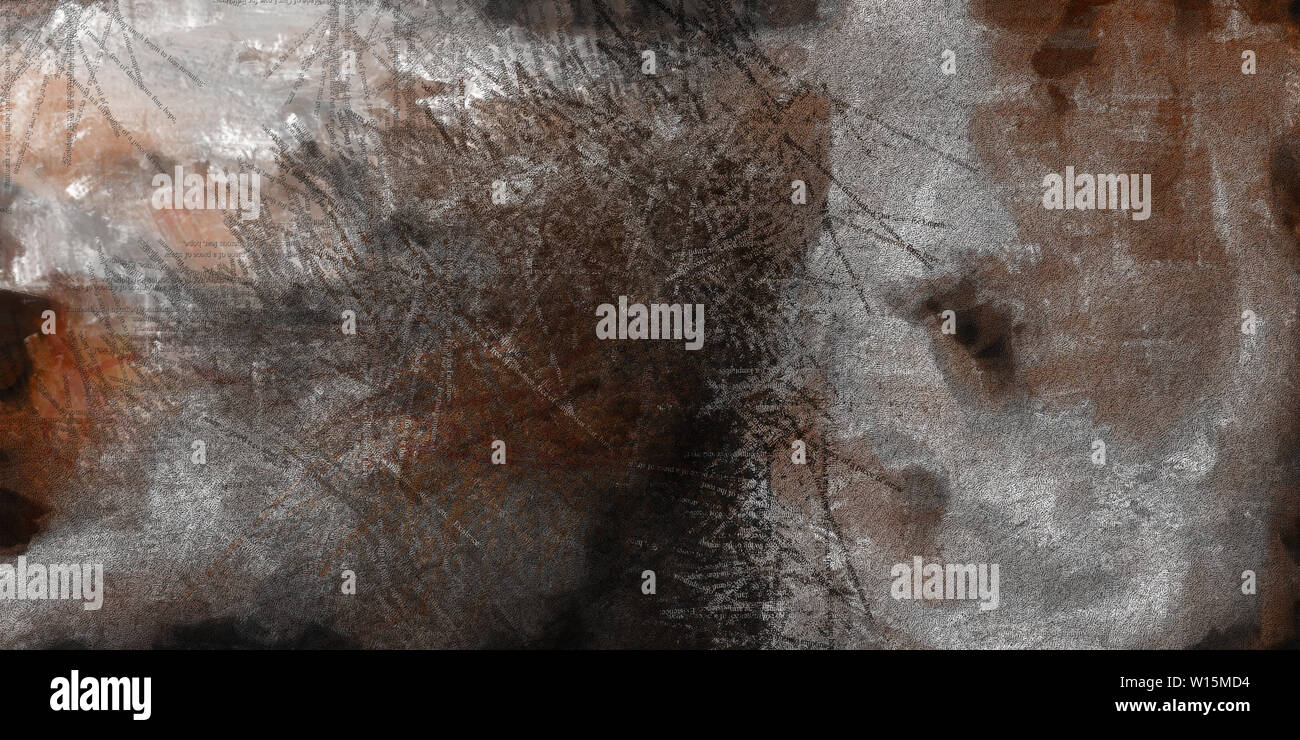 Muted Abstract Painting. Image composed of words. Artwork for creative ...