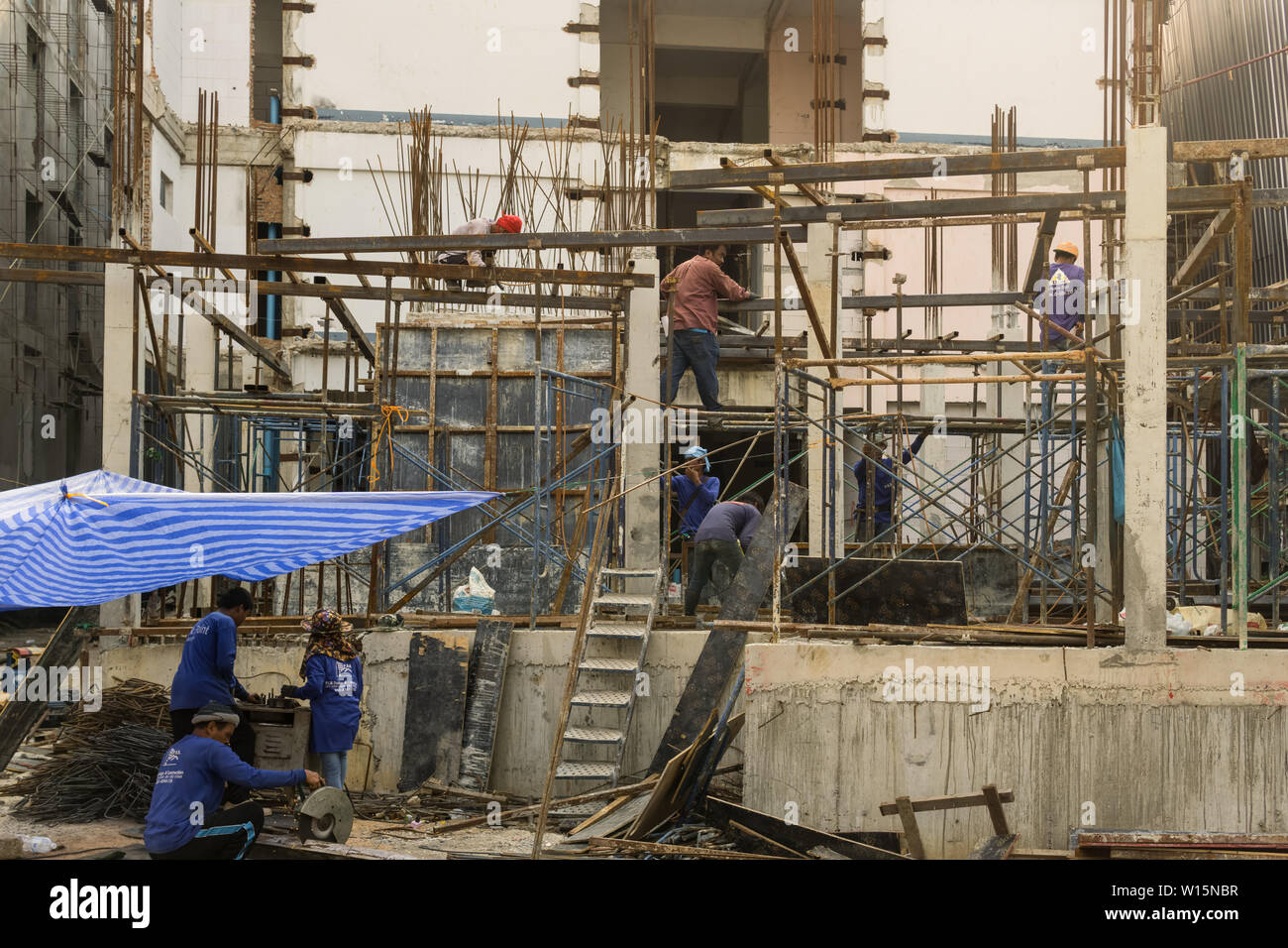 PATTAYA,THAILAND - APRIL 24,2019: Soi Pattayaklang 14 This is a big ...