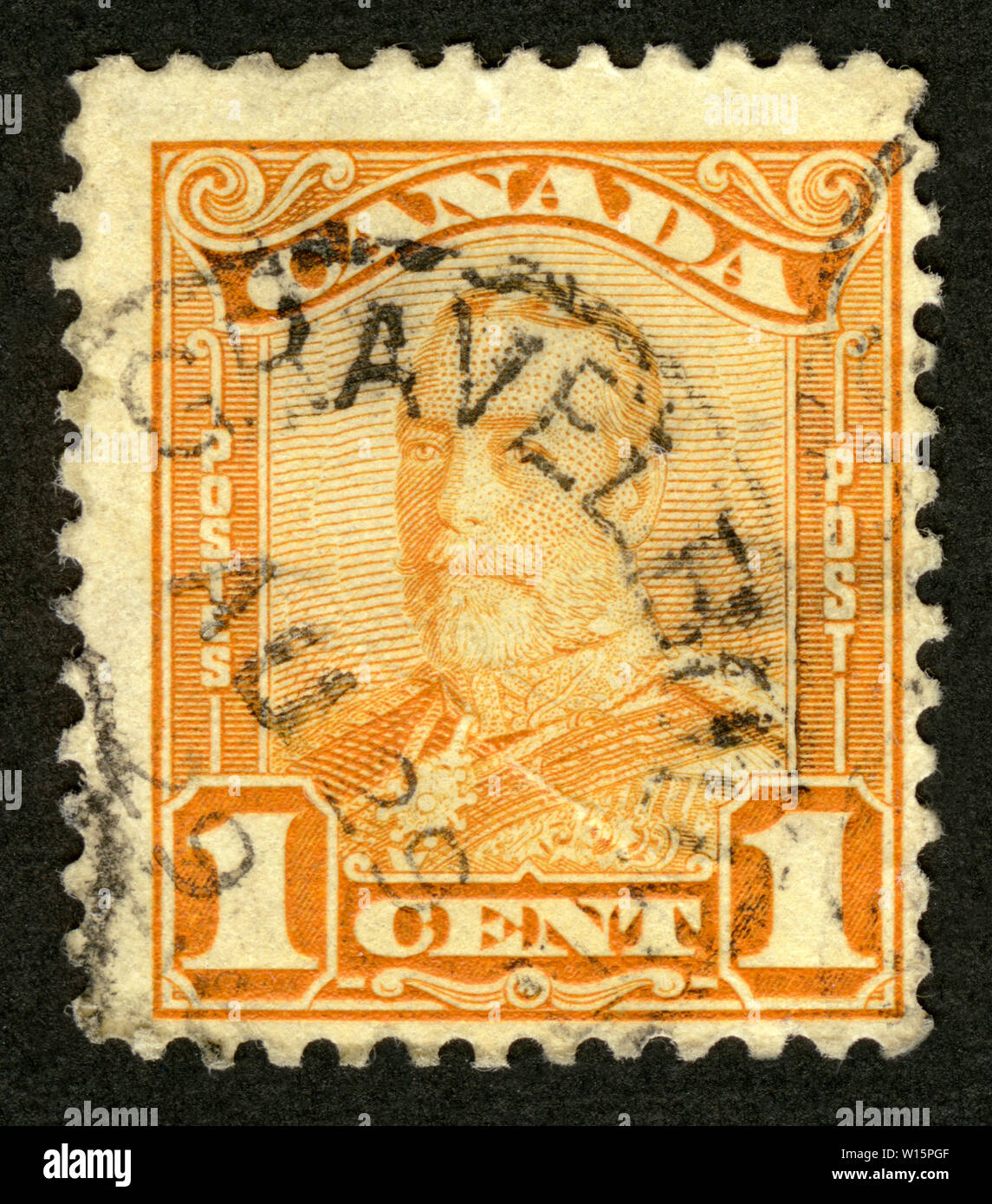 Canadian mail stamps hi-res stock photography and images - Alamy