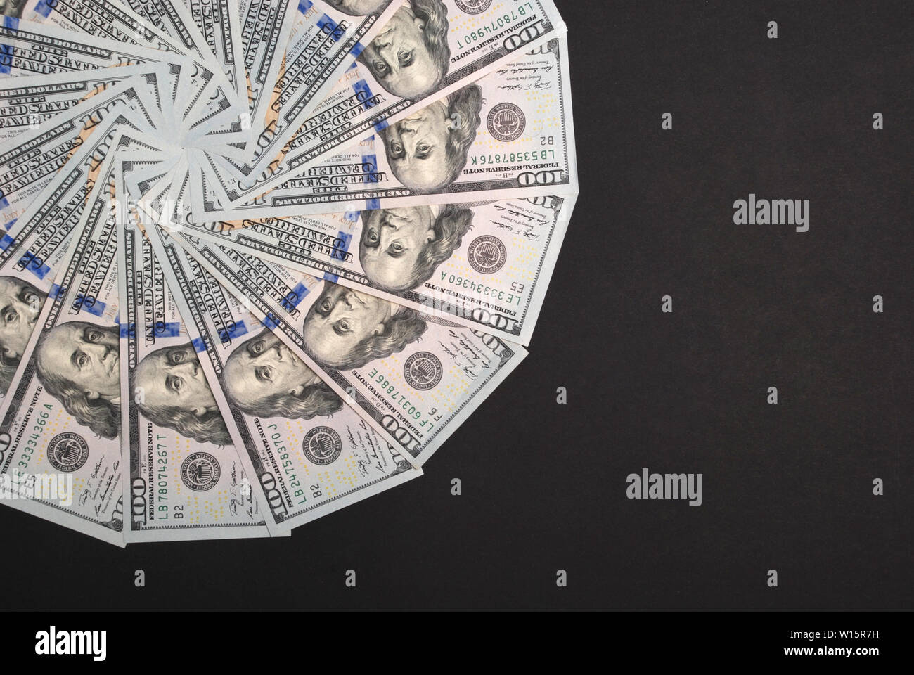 Mandala kaleidoscope from money. Abstract money background raster ...